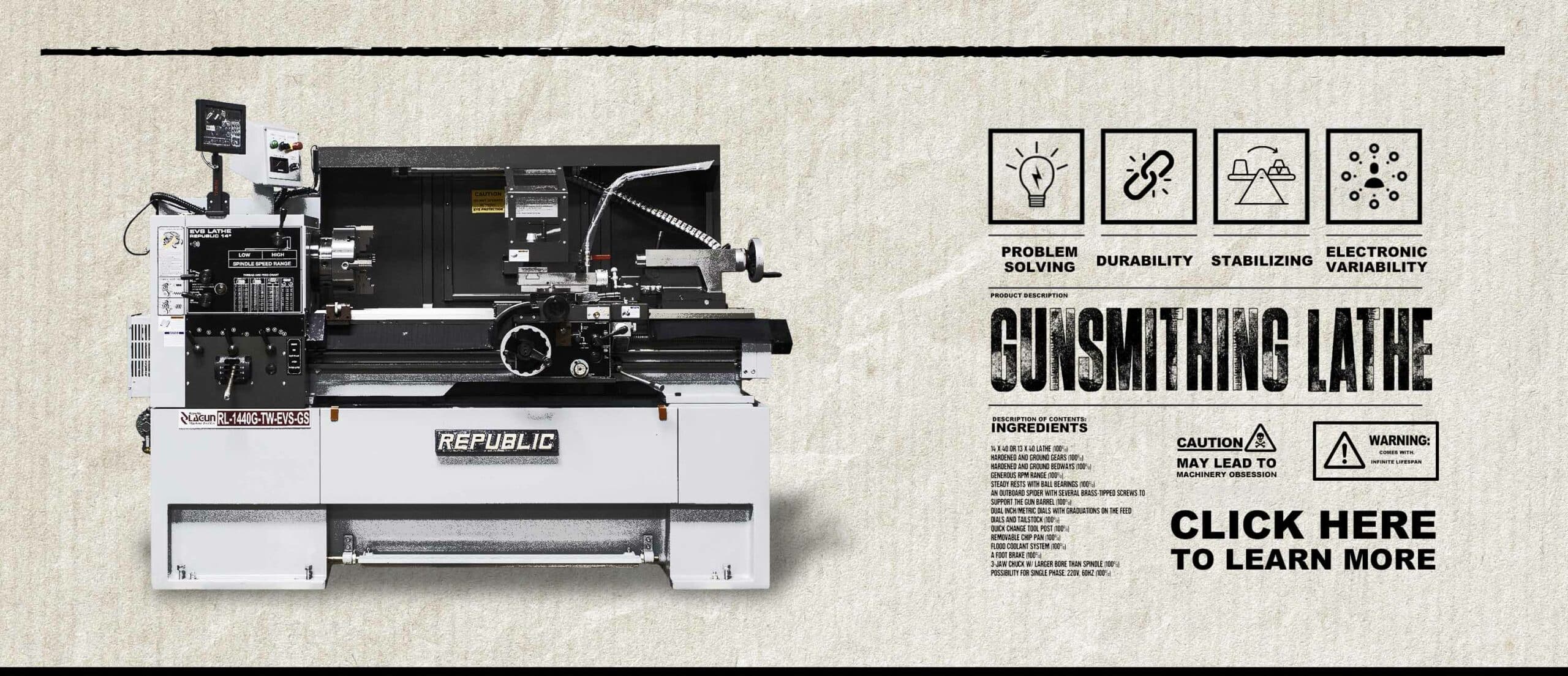 Machine Spotlight: Lagun's Gunsmithing Lathe | Lagun Engineering